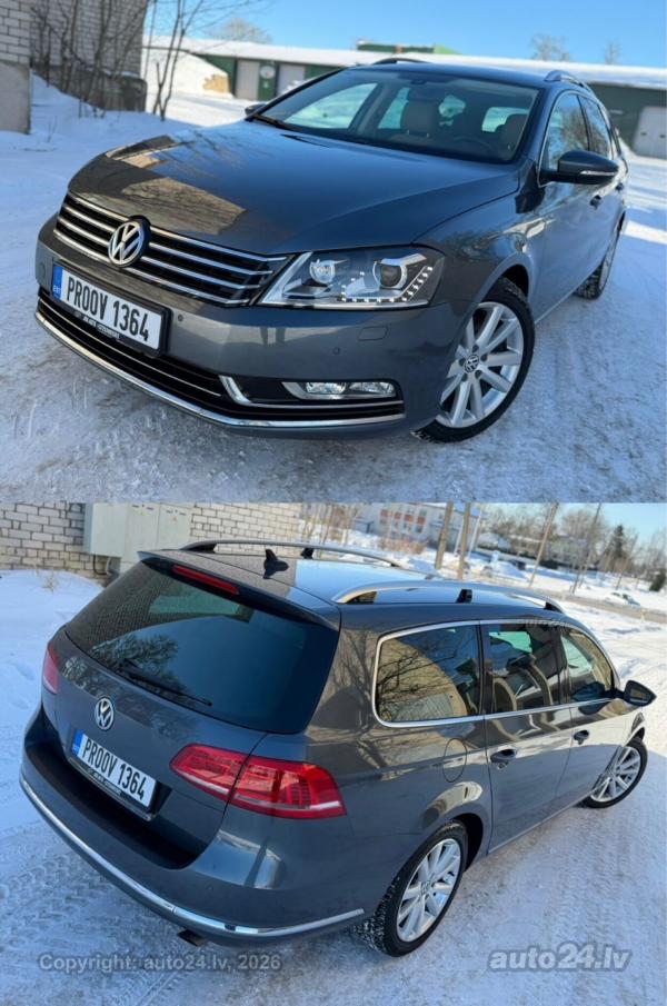 Grey Volkswagen Passat 2012 in Viljandi, with an engine capacity of 2.00 L and mileage of 188 thousand km for 8190 €, photo 5 on AUTOMOTO.COM.LV