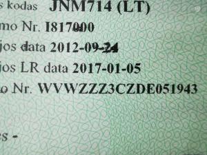 Серый Фольксваген Пассат 2012 в Вильнюс, объемом двигателя 1.60 л и пробегом 333 тыс. км за 4888 €, фото 21 на AUTOMOTO.COM.LV