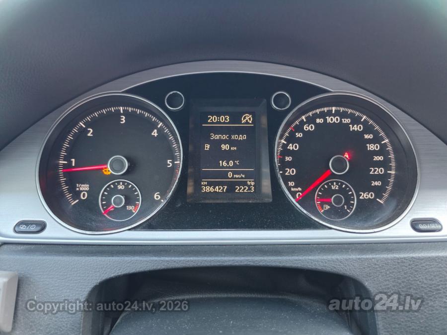 Grey Volkswagen Passat 2013 in Tallinn, with an engine capacity of 2.00 L and mileage of 386 thousand km for 3999 €, photo 14 on AUTOMOTO.COM.LV