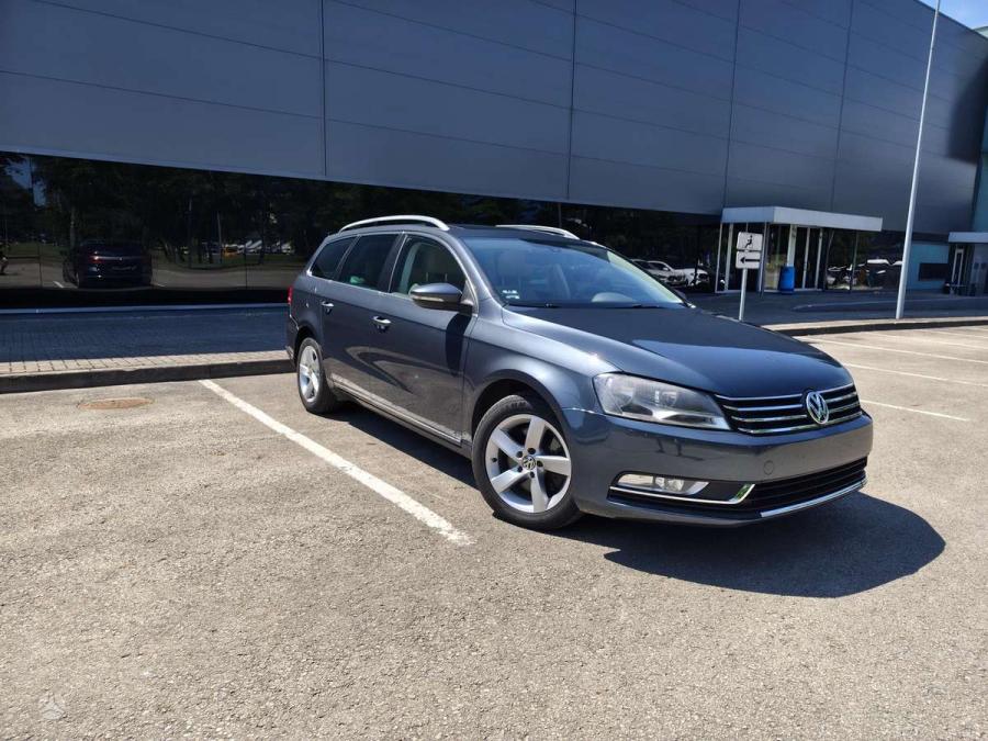 Grey Volkswagen Passat 2013 in Vilnius, with an engine capacity of 1.40 L and mileage of 305 thousand km for 4300 €, photo 9 on AUTOMOTO.COM.LV