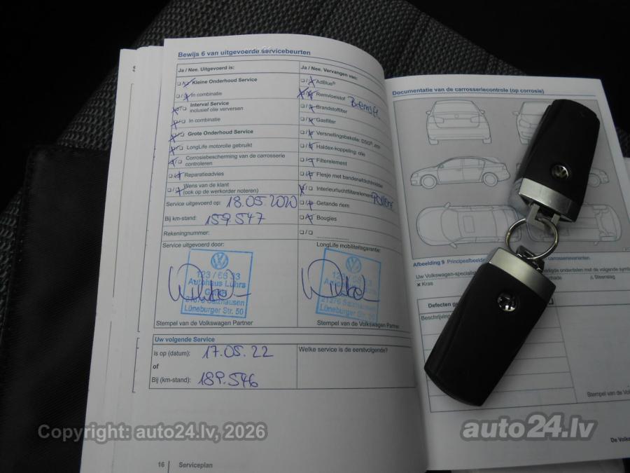 Grey Volkswagen Passat 2013 in Viljandi, with an engine capacity of 1.60 L and mileage of 206 thousand km for 6690 €, photo 16 on AUTOMOTO.COM.LV