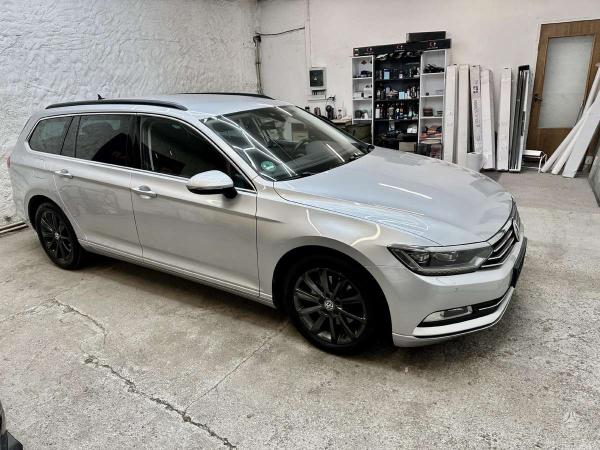 Grey Volkswagen Passat 2014 in Telschi, with an engine capacity of 1.97 L and mileage of 297 thousand km for 7900 €, photo 7 on AUTOMOTO.COM.LV
