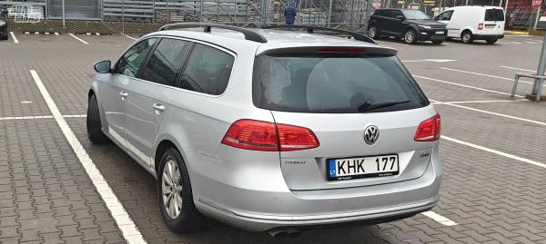 Grey Volkswagen Passat 2014 in Vilnius, with an engine capacity of 2.00 L and mileage of 248 thousand km for 5750 €, photo 2 on AUTOMOTO.COM.LV