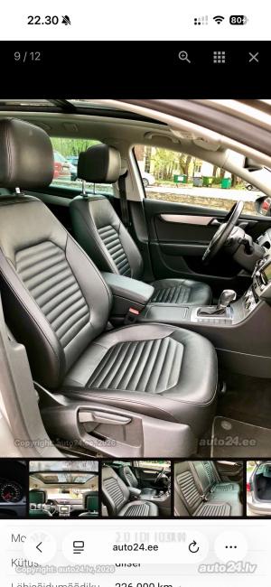 Pelēks Volkswagen Passat 2014 Tallina, ar dzinēja tilpumu 2.00 L un nobraukumu 0 tūkst. km par 5500 €, foto 6 vietnē AUTOMOTO.COM.LV