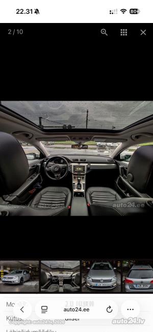 Pelēks Volkswagen Passat 2014 Tallina, ar dzinēja tilpumu 2.00 L un nobraukumu 0 tūkst. km par 5500 €, foto 9 vietnē AUTOMOTO.COM.LV