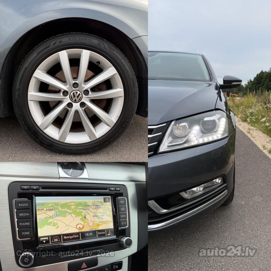 Grey Volkswagen Passat 2014 in Tartu, with an engine capacity of 2.00 L and mileage of 278 thousand km for 6750 €, photo 15 on AUTOMOTO.COM.LV
