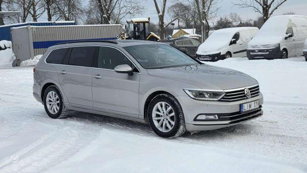 Pelēks Volkswagen Passat 2015 Viļņa, ar dzinēja tilpumu 1.97 L un nobraukumu 271 tūkst. km par 9750 €, foto 1 vietnē AUTOMOTO.COM.LV