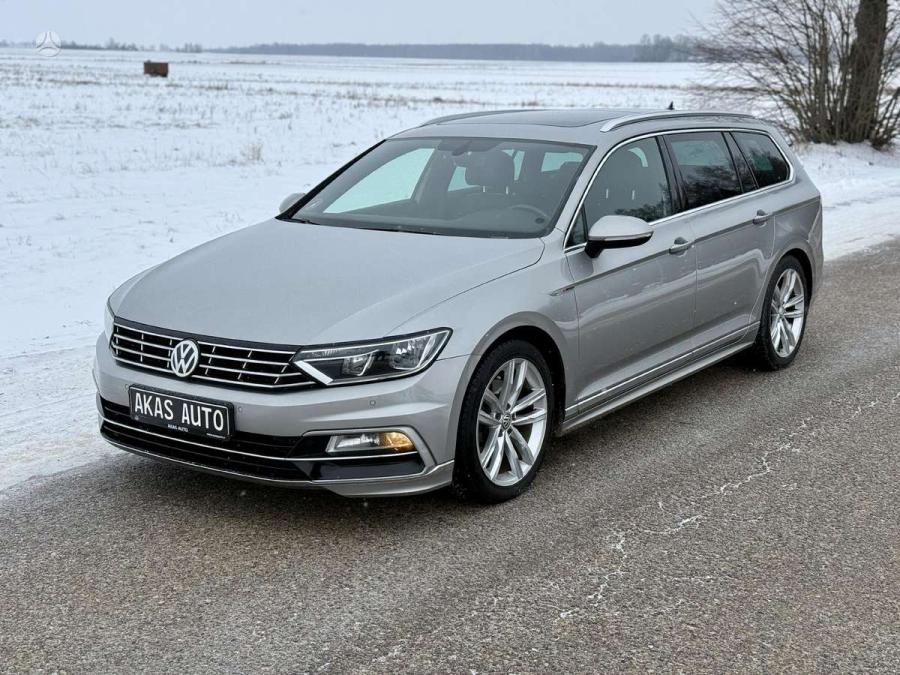 Grey Volkswagen Passat 2015 in Vilkaviskis, with an engine capacity of 1.97 L and mileage of 310 thousand km for 11500 €, photo 1 on AUTOMOTO.COM.LV