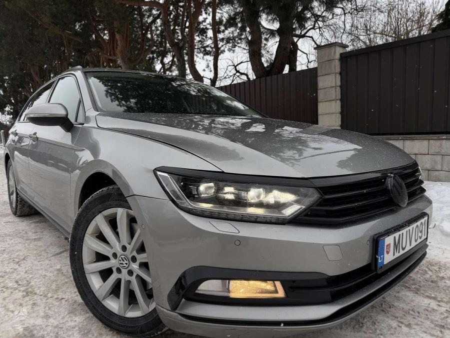 Grey Volkswagen Passat 2015 in Kaunas, with an engine capacity of 1.97 L and mileage of 355 thousand km for 7850 €, photo 2 on AUTOMOTO.COM.LV