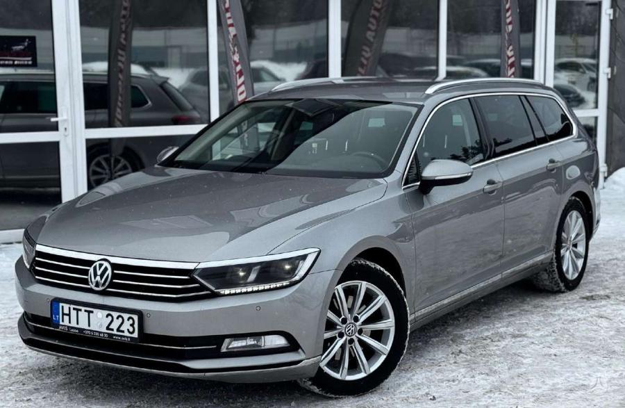 Grey Volkswagen Passat 2015 in Radviliskis, with an engine capacity of 2.00 L and mileage of 201 thousand km for 8250 €, photo 1 on AUTOMOTO.COM.LV