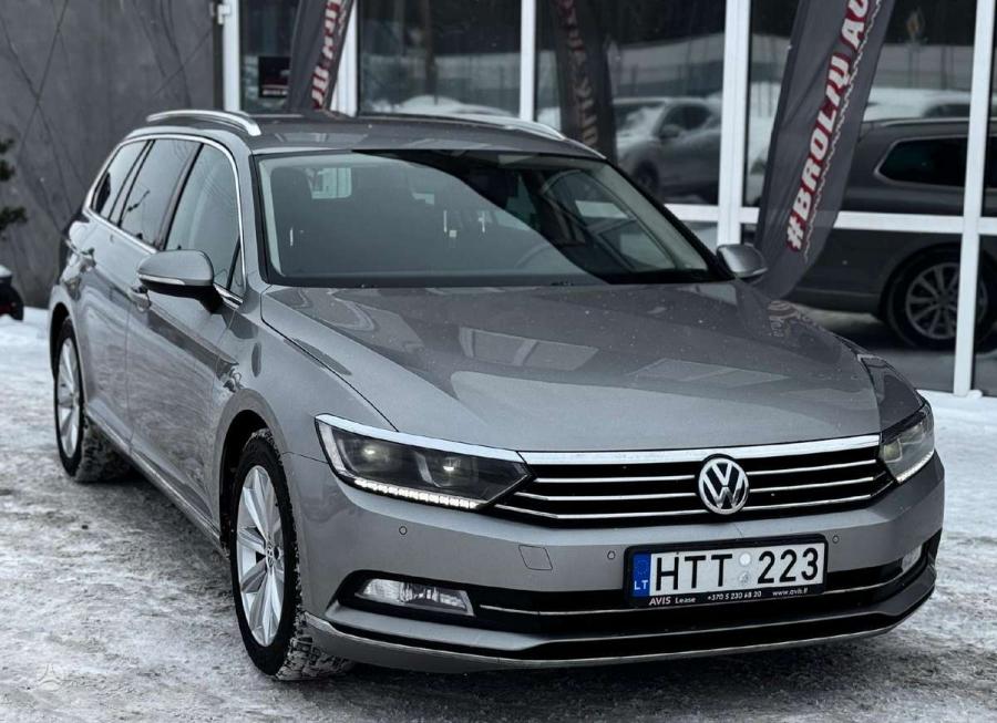 Grey Volkswagen Passat 2015 in Radviliskis, with an engine capacity of 2.00 L and mileage of 201 thousand km for 8250 €, photo 6 on AUTOMOTO.COM.LV