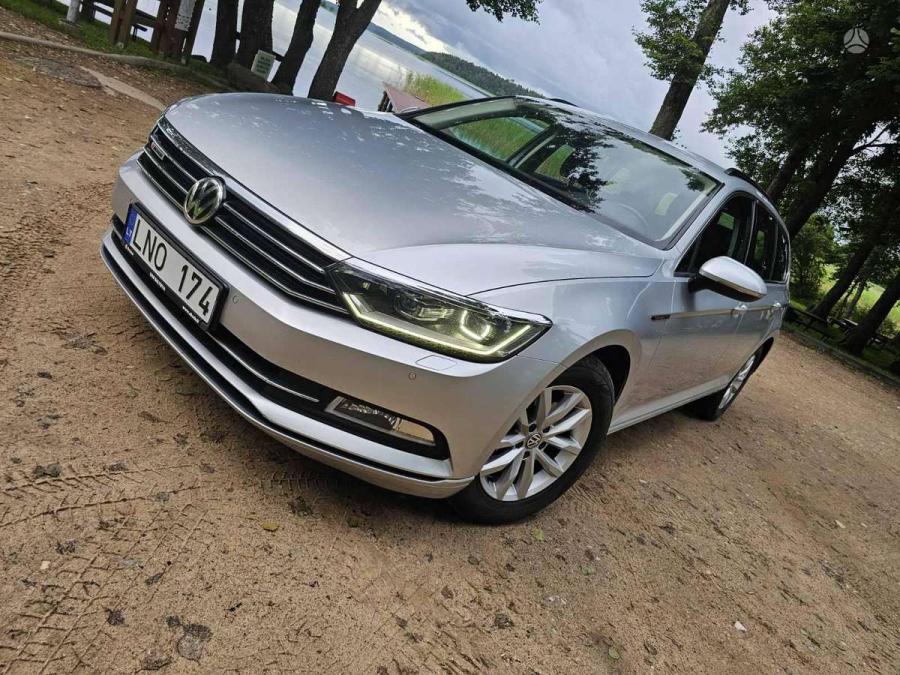 Pelēks Volkswagen Passat 2015 Utena, ar dzinēja tilpumu 1.97 L un nobraukumu 393 tūkst. km par 7300 €, foto 3 vietnē AUTOMOTO.COM.LV