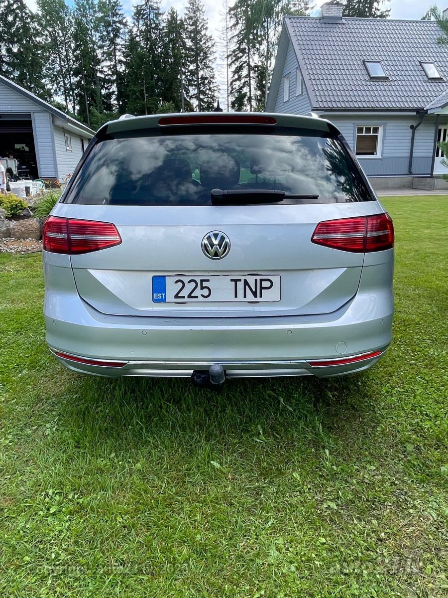 Pelēks Volkswagen Passat 2015 Tallina, ar dzinēja tilpumu 2.00 L un nobraukumu 314 tūkst. km par 9250 €, foto 5 vietnē AUTOMOTO.COM.LV
