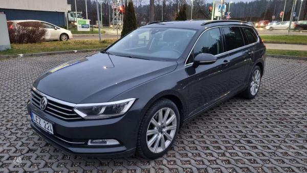 Pelēks Volkswagen Passat 2016 Viļņa, ar dzinēja tilpumu 2.00 L un nobraukumu 341 tūkst. km par 8400 €, foto 2 vietnē AUTOMOTO.COM.LV