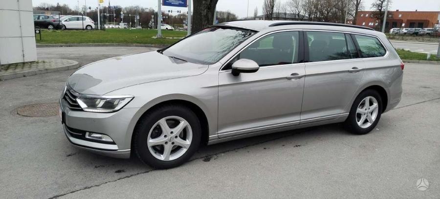 Grey Volkswagen Passat 2016 in Klaipeda, with an engine capacity of 1.97 L and mileage of 211 thousand km for 9350 €, photo 2 on AUTOMOTO.COM.LV