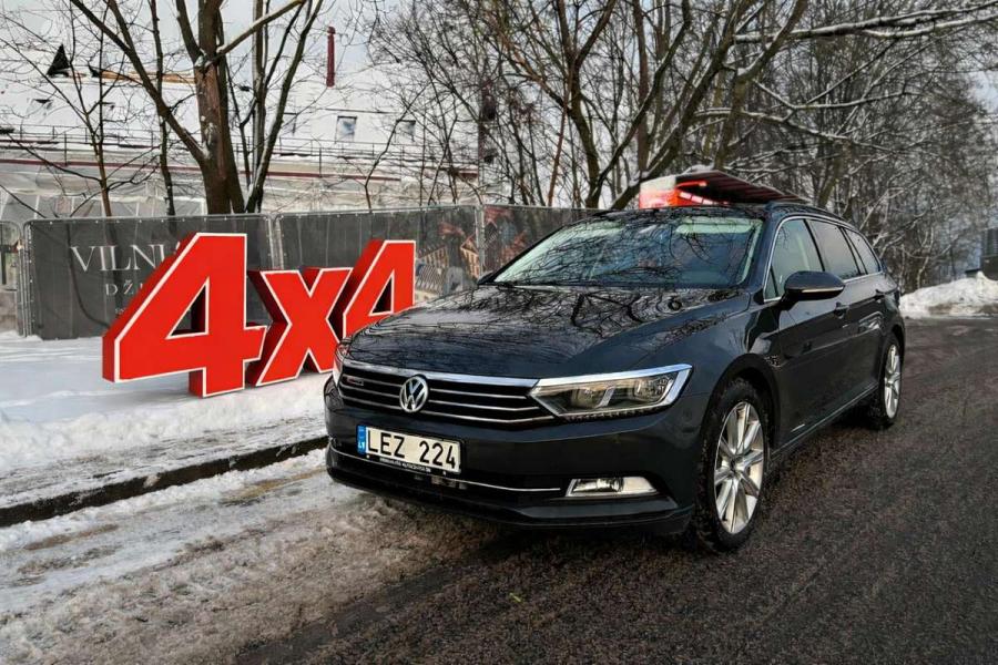 Pelēks Volkswagen Passat 2016 Viļņa, ar dzinēja tilpumu 1.97 L un nobraukumu 341 tūkst. km par 8800 €, foto 1 vietnē AUTOMOTO.COM.LV