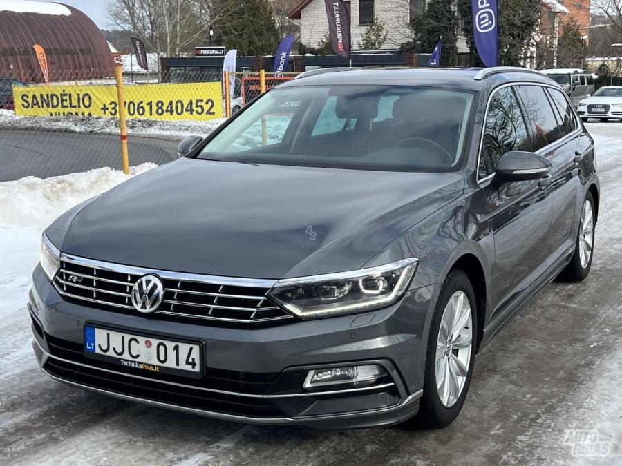 Grey Volkswagen Passat 2016 in Vilnius, with an engine capacity of 2.00 L and mileage of 237 thousand km for 12500 €, photo 1 on AUTOMOTO.COM.LV