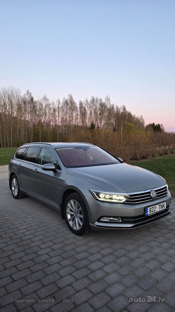 Pelēks Volkswagen Passat 2016 Tallina, ar dzinēja tilpumu 2.00 L un nobraukumu 239 tūkst. km par 13500 €, foto 1 vietnē AUTOMOTO.COM.LV