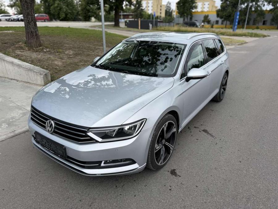 Grey Volkswagen Passat 2016 in Panevezys, with an engine capacity of 1.97 L and mileage of 261 thousand km for 8650 €, photo 5 on AUTOMOTO.COM.LV