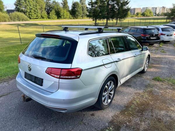 Grey Volkswagen Passat 2016 in Rokiskis, with an engine capacity of 1.60 L and mileage of 240 thousand km for 6550 €, photo 10 on AUTOMOTO.COM.LV