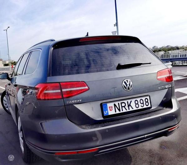 Grey Volkswagen Passat 2016 in Vilnius, with an engine capacity of 1.97 L and mileage of 269 thousand km for 7200 €, photo 6 on AUTOMOTO.COM.LV