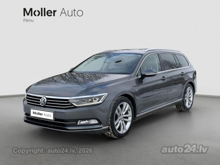 Grey Volkswagen Passat 2017 in Parnu, with an engine capacity of 2.00 L and mileage of 215 thousand km for 13900 €, photo 1 on AUTOMOTO.COM.LV