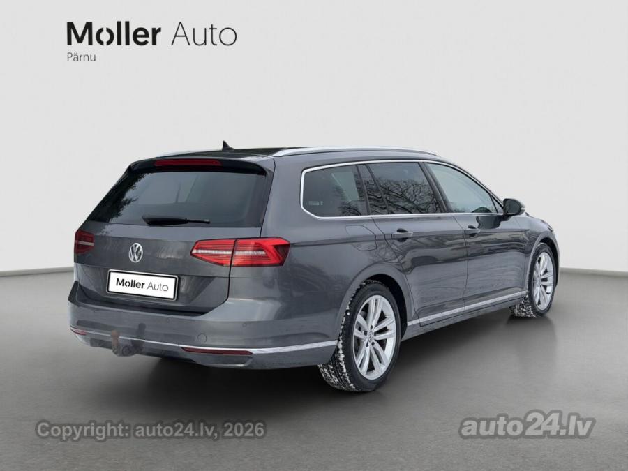 Grey Volkswagen Passat 2017 in Parnu, with an engine capacity of 2.00 L and mileage of 215 thousand km for 13900 €, photo 2 on AUTOMOTO.COM.LV