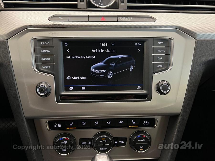 Grey Volkswagen Passat 2017 in Parnu, with an engine capacity of 2.00 L and mileage of 259 thousand km for 9900 €, photo 22 on AUTOMOTO.COM.LV