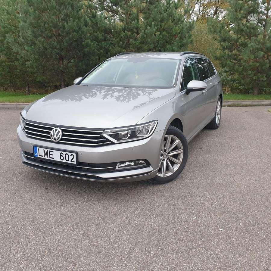 Grey Volkswagen Passat 2017 in Vilnius, with an engine capacity of 1.60 L and mileage of 195 thousand km for 7500 €, photo 1 on AUTOMOTO.COM.LV