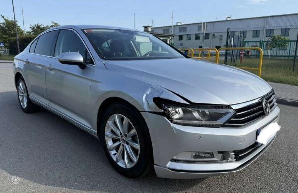 Pelēks Volkswagen Passat 2017 Viļņa, ar dzinēja tilpumu 1.97 L un nobraukumu 307 tūkst. km par 5750 €, foto 2 vietnē AUTOMOTO.COM.LV