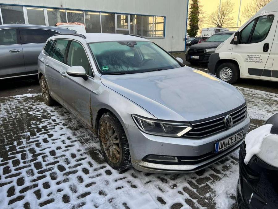 Grey Volkswagen Passat 2018 in Jurbarkas, with an engine capacity of 1.97 L and mileage of 220 thousand km for 9650 €, photo 3 on AUTOMOTO.COM.LV