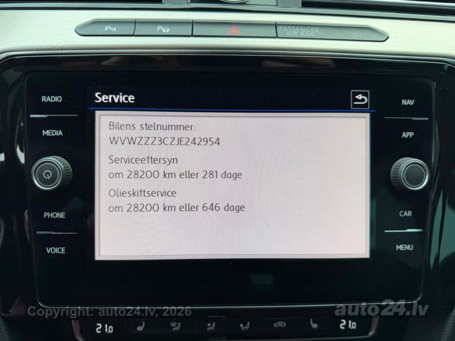 Grey Volkswagen Passat 2018 in Tartu, with an engine capacity of 0.00 L and mileage of 206 thousand km for 13890 €, photo 16 on AUTOMOTO.COM.LV