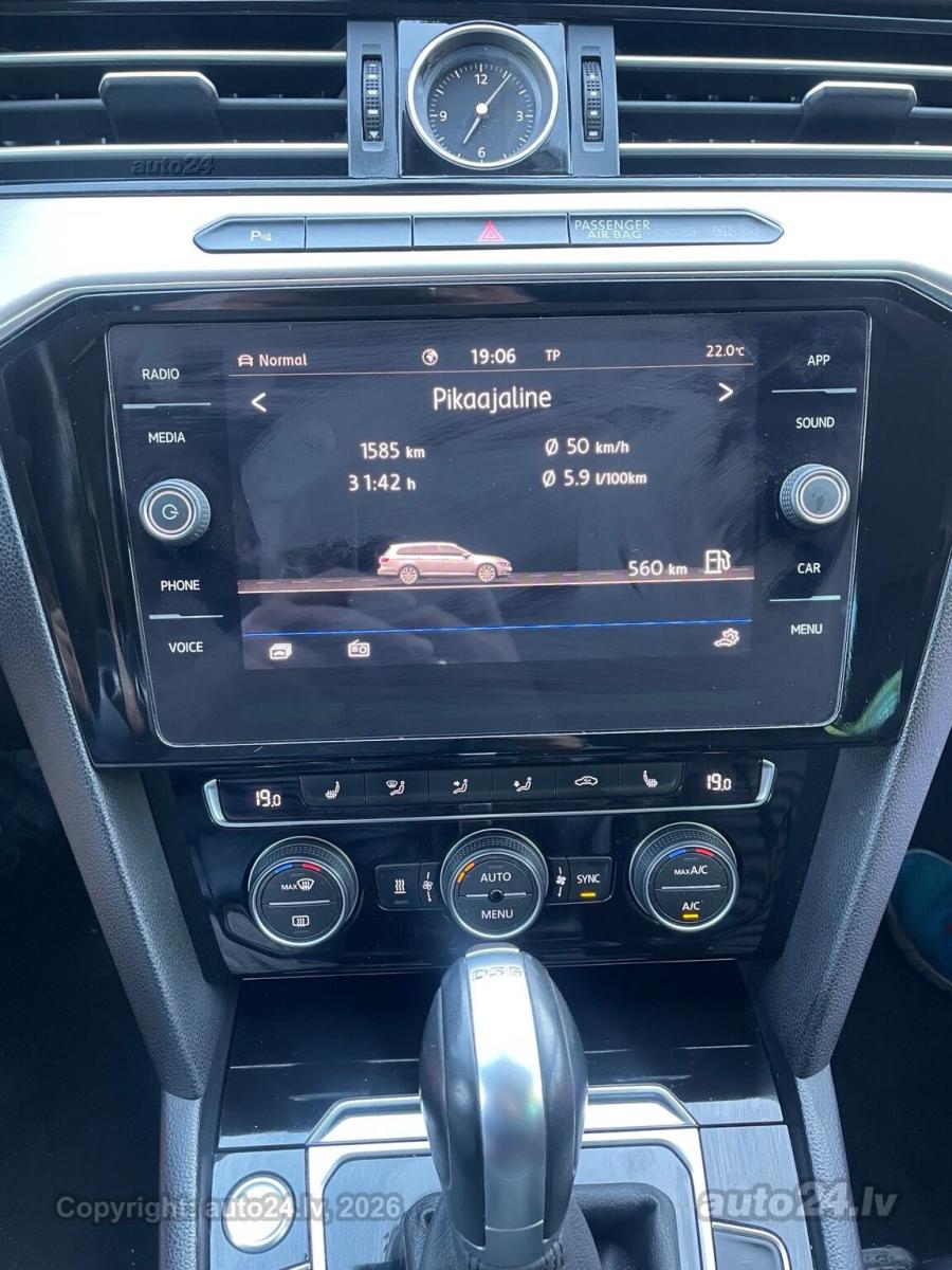 Pelēks Volkswagen Passat 2018 Tallina, ar dzinēja tilpumu 2.00 L un nobraukumu 165 tūkst. km par 18900 €, foto 11 vietnē AUTOMOTO.COM.LV