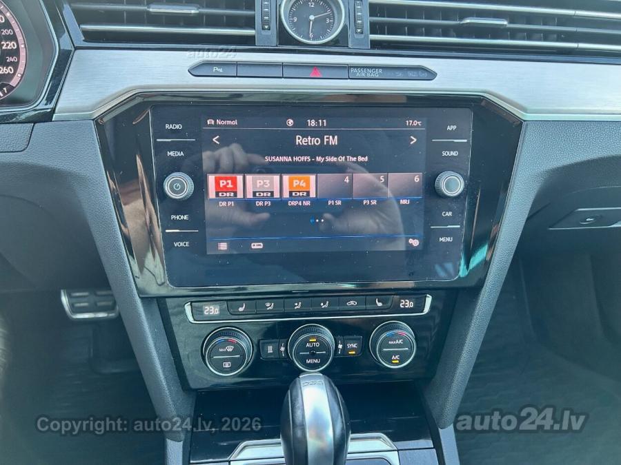 Pelēks Volkswagen Passat 2018 Otepē, ar dzinēja tilpumu 2.00 L un nobraukumu 239 tūkst. km par 15900 €, foto 12 vietnē AUTOMOTO.COM.LV