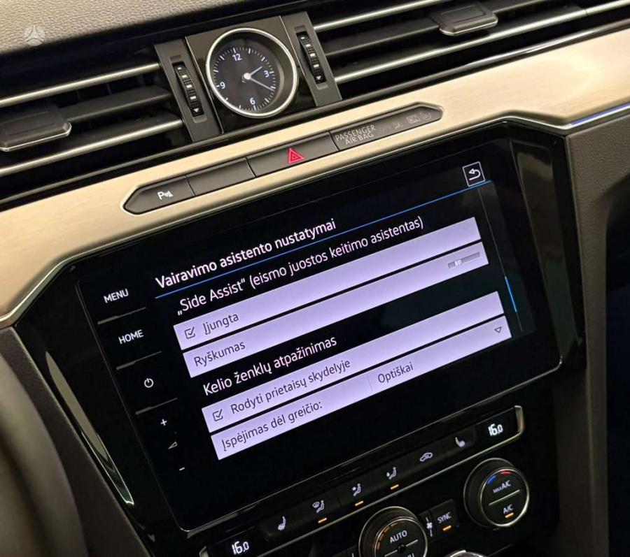 Grey Volkswagen Passat 2018 in Marijampole, with an engine capacity of 1.40 L and mileage of 221 thousand km for 13650 €, photo 13 on AUTOMOTO.COM.LV