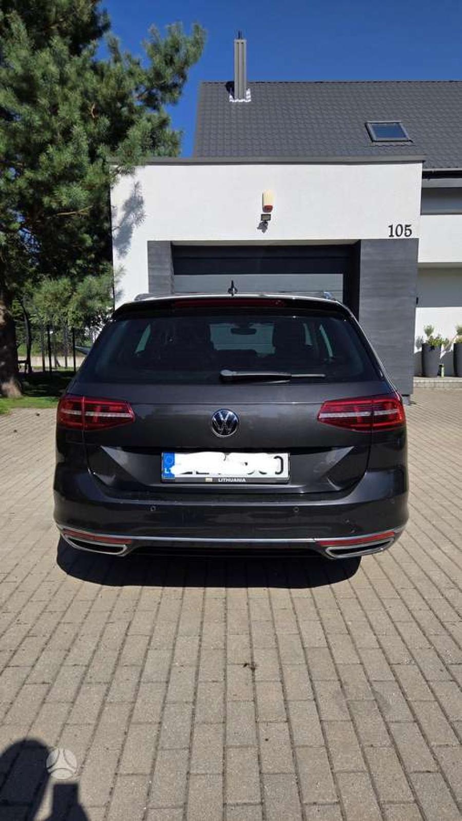 Grey Volkswagen Passat 2018 in Vilnius, with an engine capacity of 1.97 L and mileage of 290 thousand km for 12800 €, photo 12 on AUTOMOTO.COM.LV