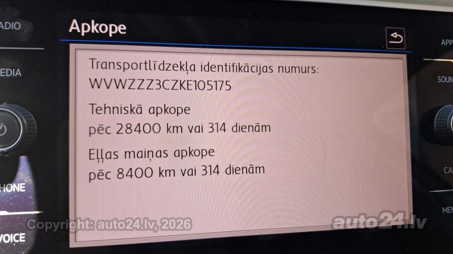 Pelēks Volkswagen Passat 2019 Rīga, ar dzinēja tilpumu 1.50 L un nobraukumu 200 tūkst. km par 12900 €, foto 14 vietnē AUTOMOTO.COM.LV