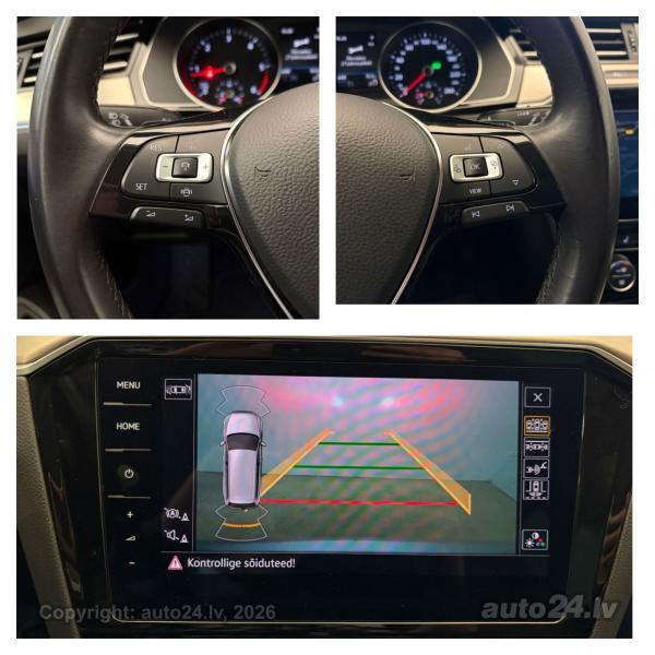 Grey Volkswagen Passat 2019 in Tallinn, with an engine capacity of 2.00 L and mileage of 152 thousand km for 19900 €, photo 8 on AUTOMOTO.COM.LV