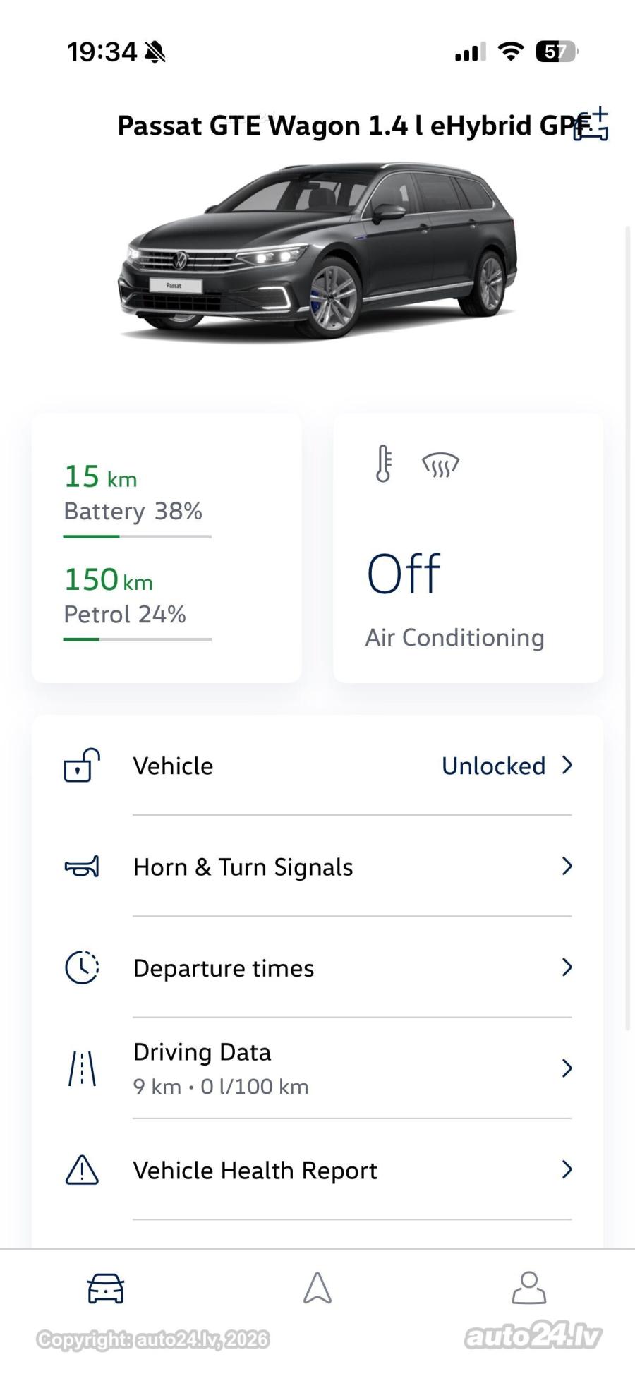 Серый Фольксваген Пассат 2020 в Таллин, объемом двигателя 1.40 л и пробегом 145 тыс. км за 19999 €, фото 22 на AUTOMOTO.COM.LV