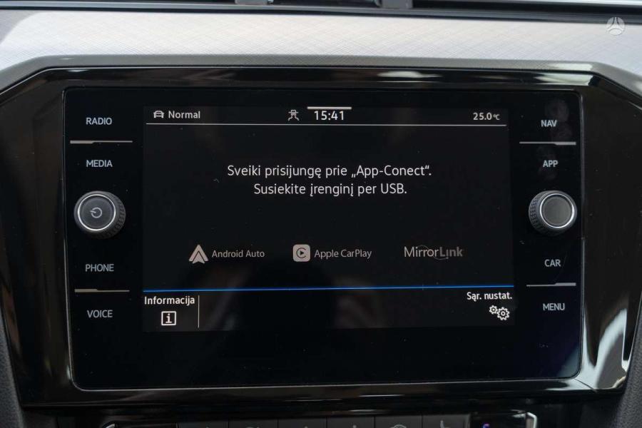 Pelēks Volkswagen Passat 2020 Viļņa, ar dzinēja tilpumu 1.40 L un nobraukumu 199 tūkst. km par 14950 €, foto 21 vietnē AUTOMOTO.COM.LV