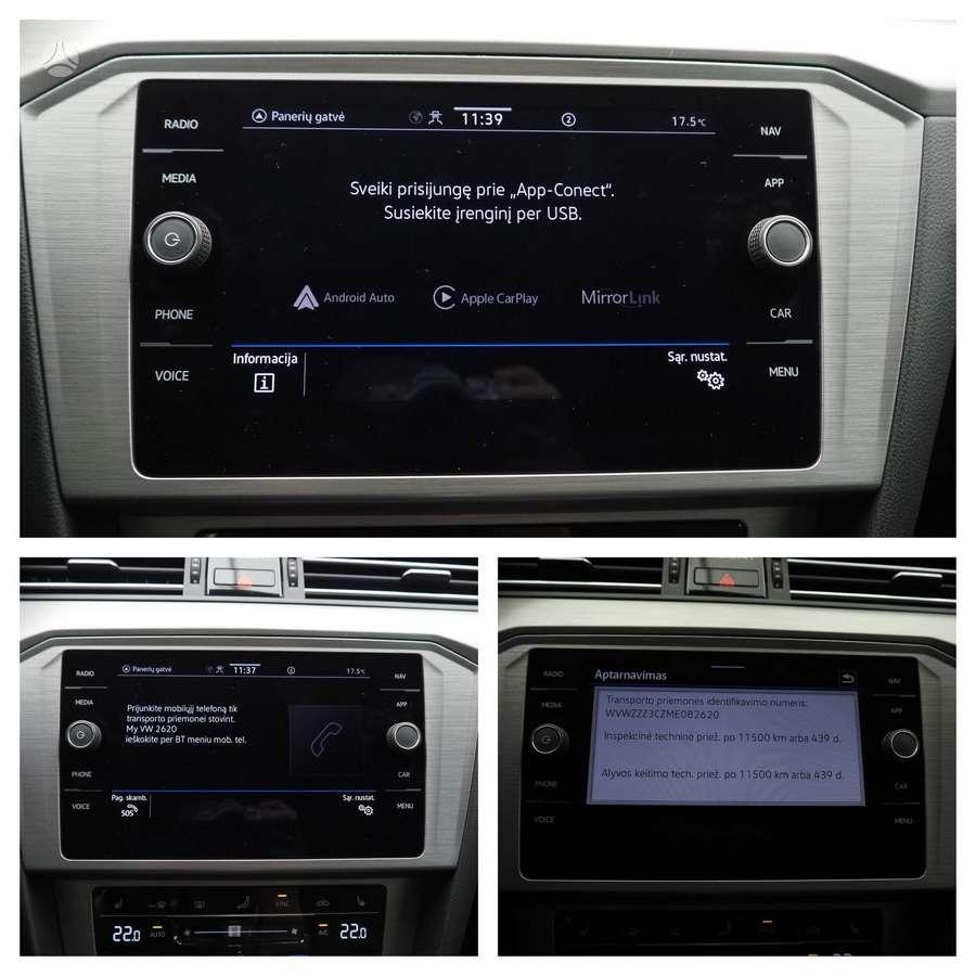 Grey Volkswagen Passat 2021 in Vilnius, with an engine capacity of 1.97 L and mileage of 144 thousand km for 15800 €, photo 22 on AUTOMOTO.COM.LV