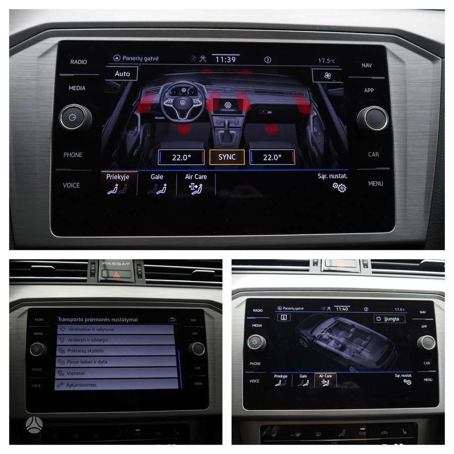 Grey Volkswagen Passat 2021 in Vilnius, with an engine capacity of 1.97 L and mileage of 144 thousand km for 15800 €, photo 25 on AUTOMOTO.COM.LV
