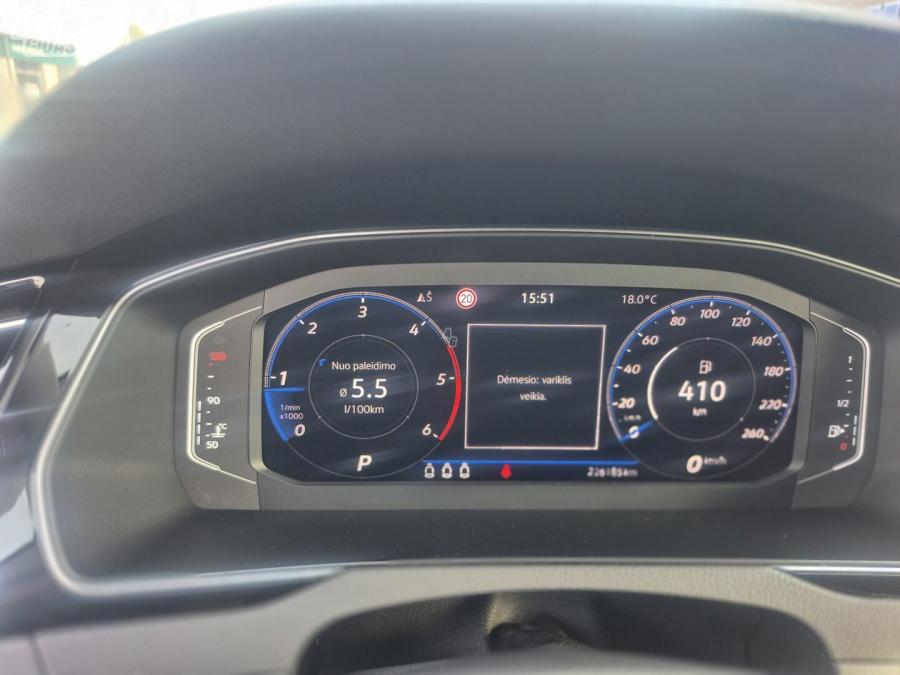 Pelēks Volkswagen Passat 2021 Kauņa, ar dzinēja tilpumu 2.00 L un nobraukumu 226 tūkst. km par 15850 €, foto 10 vietnē AUTOMOTO.COM.LV