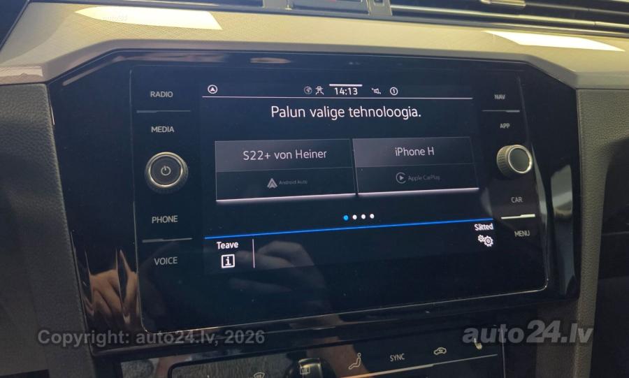 Grey Volkswagen Passat 2022 in Tartu, with an engine capacity of 2.00 L and mileage of 152 thousand km for 18990 €, photo 16 on AUTOMOTO.COM.LV