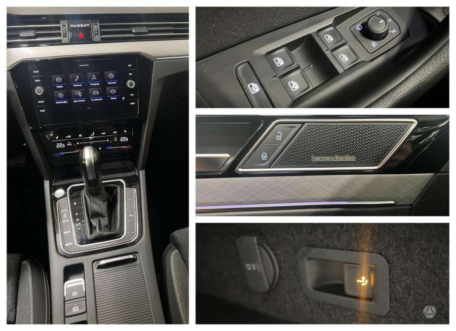 Grey Volkswagen Passat 2022 in Kaunas, with an engine capacity of 1.97 L and mileage of 161 thousand km for 18800 €, photo 10 on AUTOMOTO.COM.LV