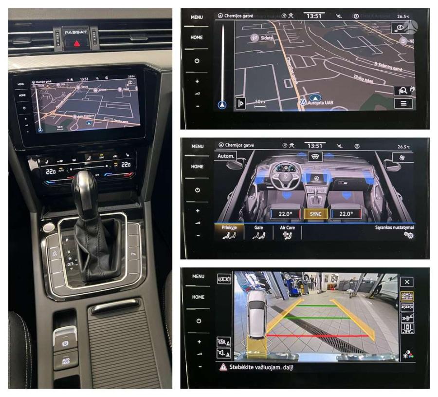 Grey Volkswagen Passat 2023 in Kaunas, with an engine capacity of 1.97 L and mileage of 153 thousand km for 18800 €, photo 12 on AUTOMOTO.COM.LV