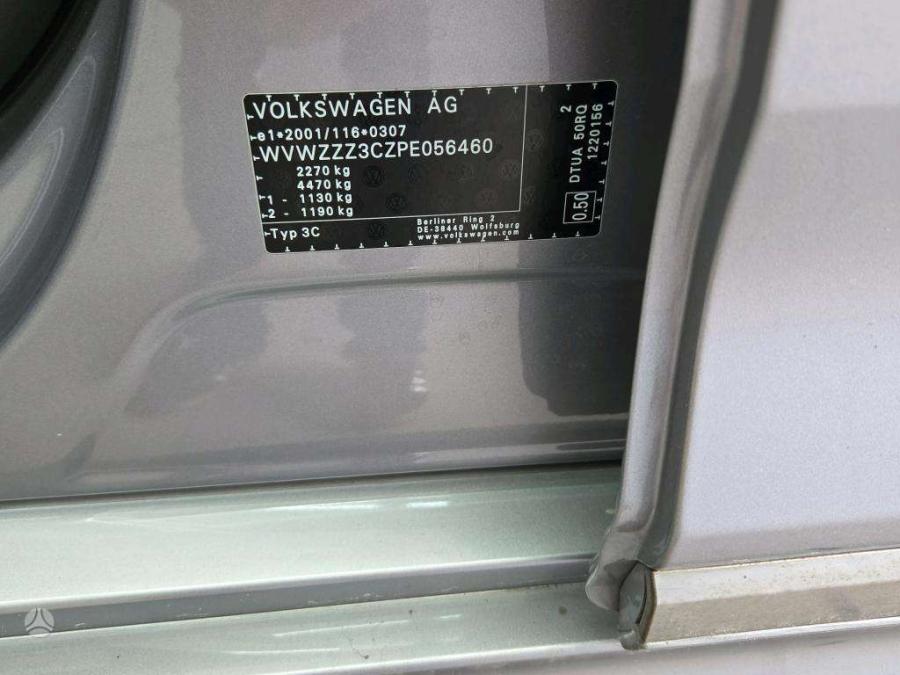 Grey Volkswagen Passat 2023 in Vilnius, with an engine capacity of 1.97 L and mileage of 139 thousand km for 24555 €, photo 8 on AUTOMOTO.COM.LV