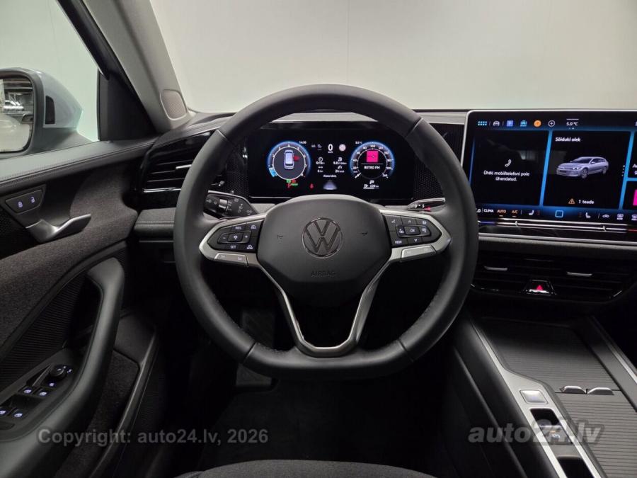 Pelēks Volkswagen Passat 2024 Tallina, ar dzinēja tilpumu 1.50 L un nobraukumu 5 tūkst. km par 30900 €, foto 12 vietnē AUTOMOTO.COM.LV