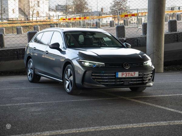 Grey Volkswagen Passat 2025 in Kaunas, with an engine capacity of 1.97 L and mileage of 24 thousand km for 31000 €, photo 3 on AUTOMOTO.COM.LV