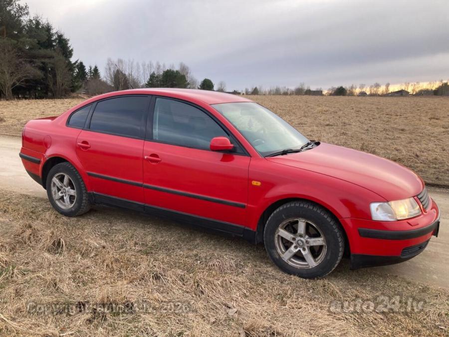 Red Volkswagen Passat 1998 in Tartu, with an engine capacity of 1.90 L and mileage of 0 thousand km for 1250 €, photo 2 on AUTOMOTO.COM.LV
